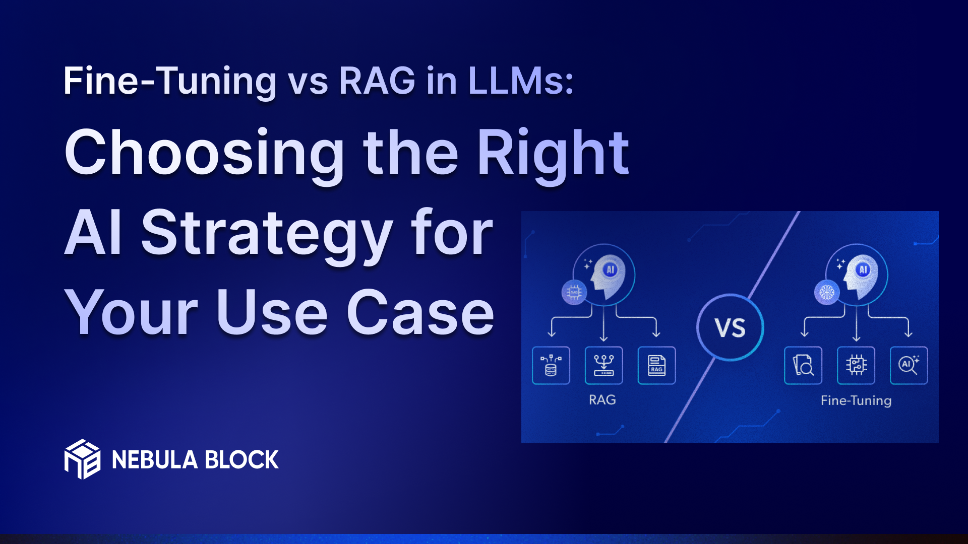 Fine-Tuning vs RAG in LLMs: Choosing the Right AI Strategy for Your Use Case